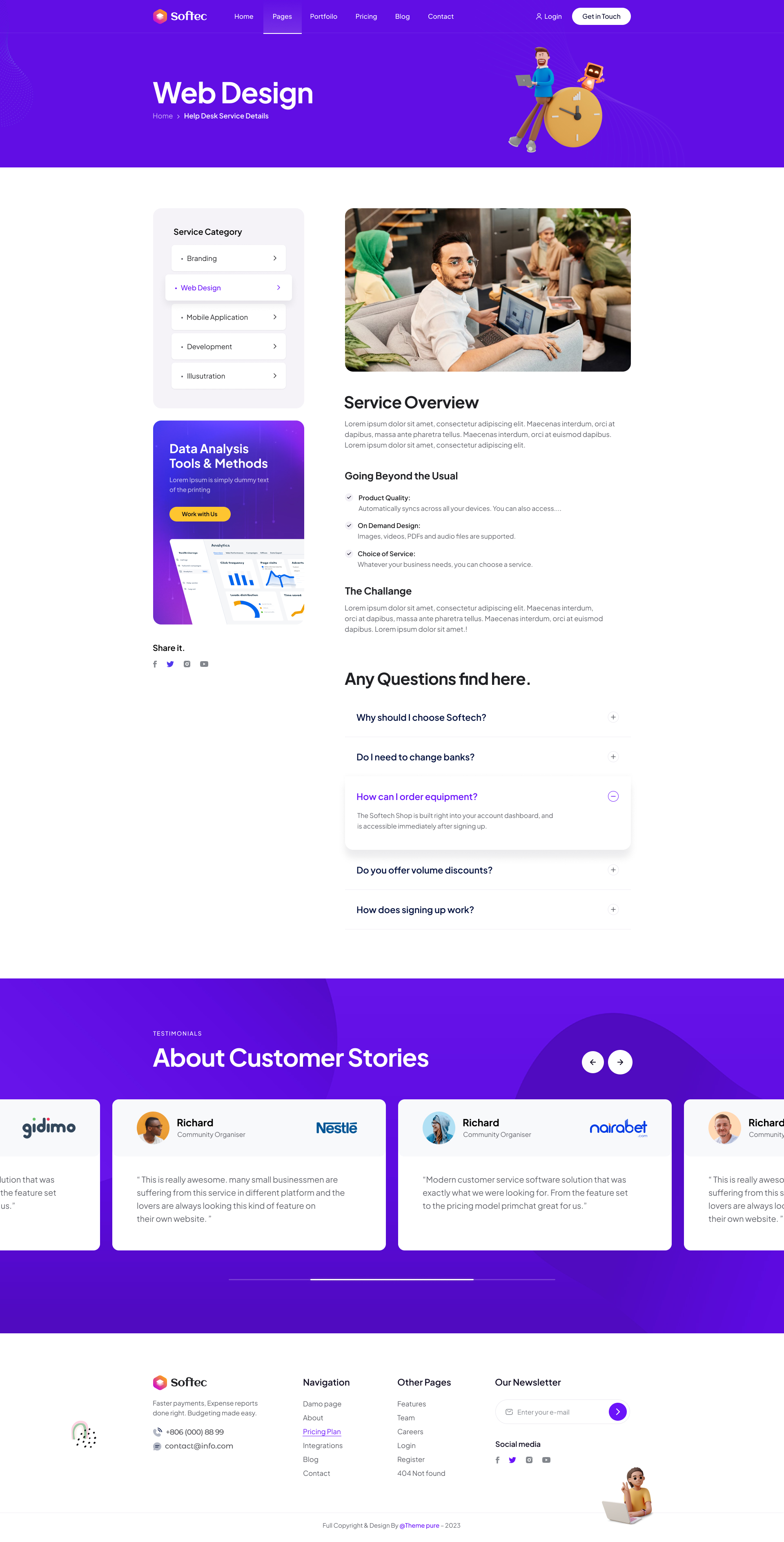 Softec - Software & Technology Figma Template by Theme_Pure | ThemeForest